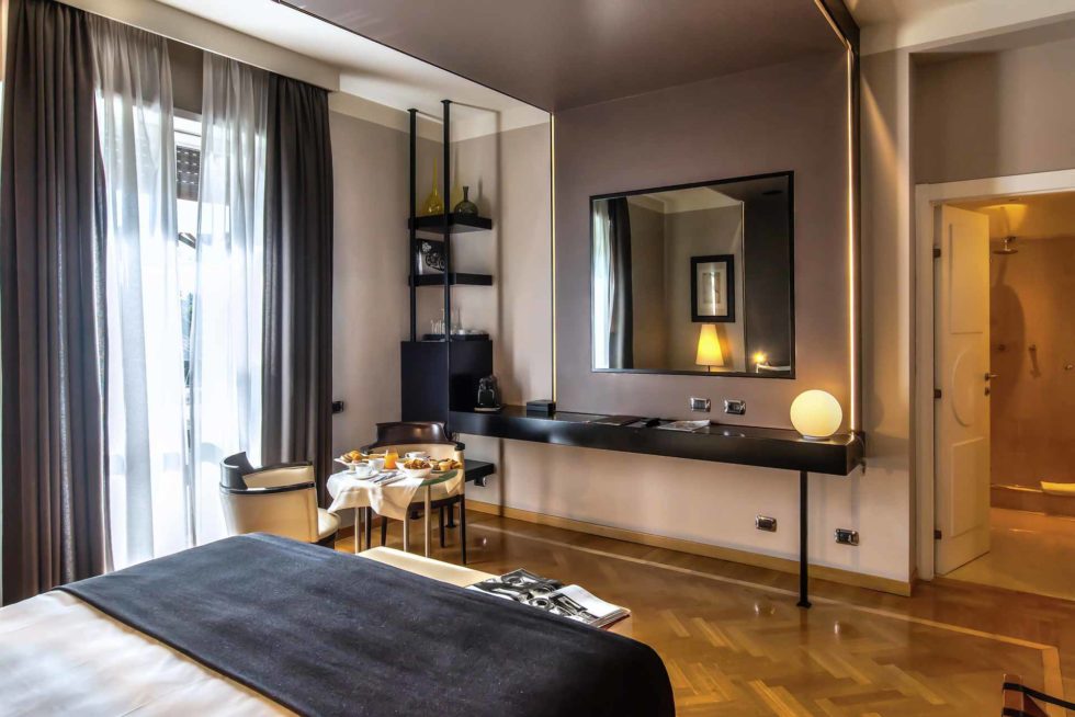 Deluxe with private terrace of the 47 Boutique Hotel in Rome